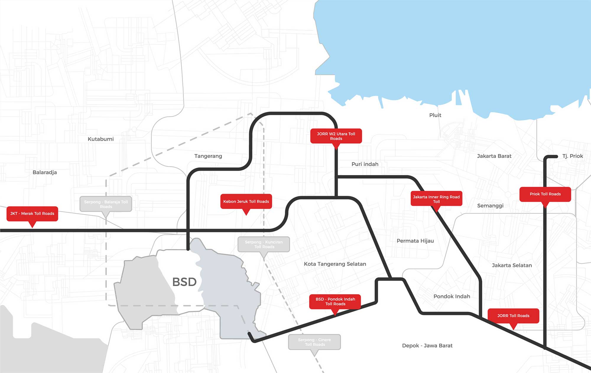 Toll Road BSD City - BSD City