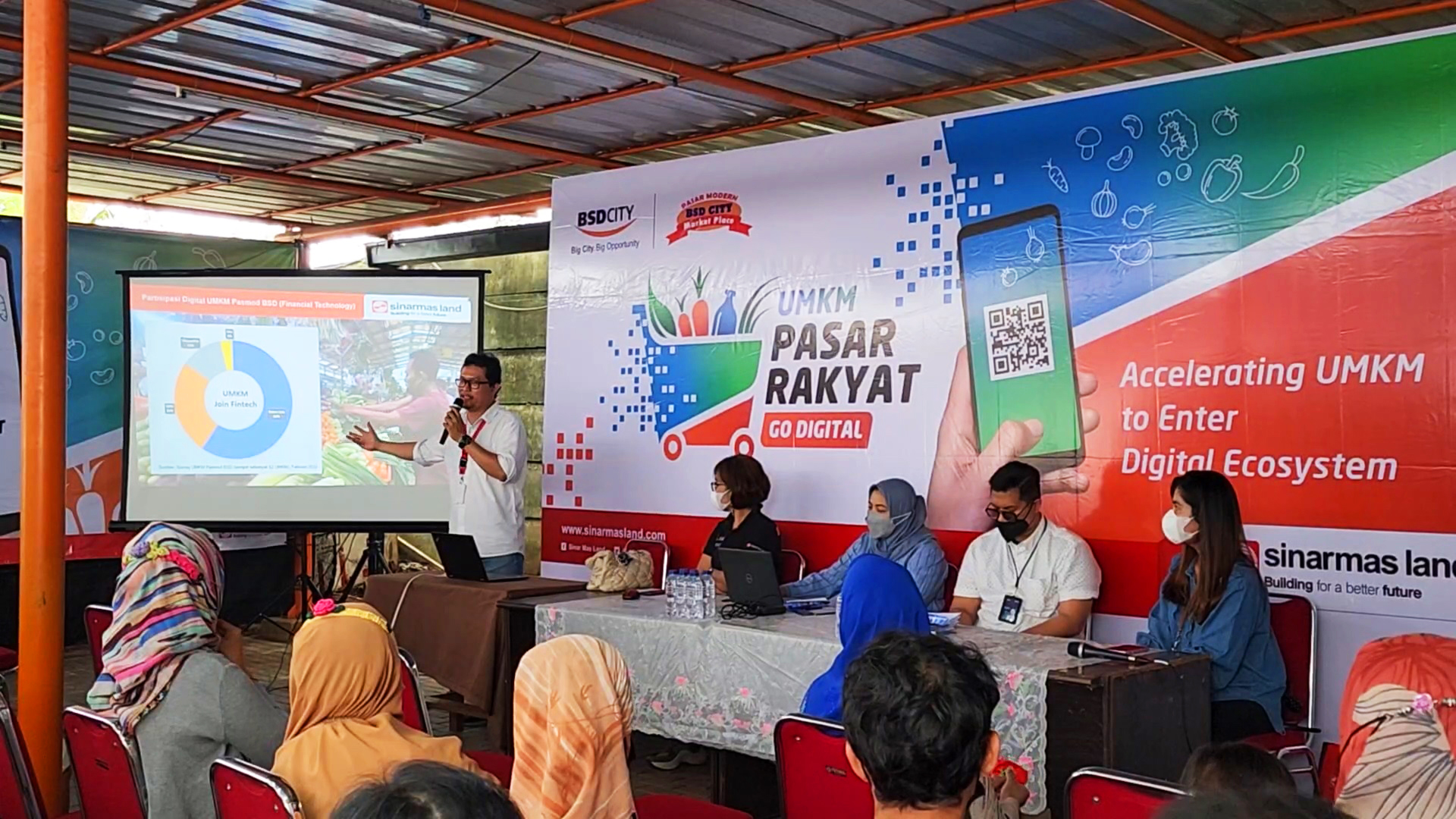 Sinar Mas Land Luncurkan Program UMKM Pasar Rakyat Go Digital - BSD City