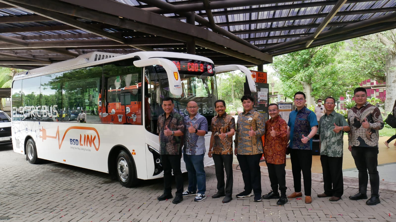 BSD Link Electric Bus Wujud Komitmen Green Mobility Sinar Mas Land - BSD City