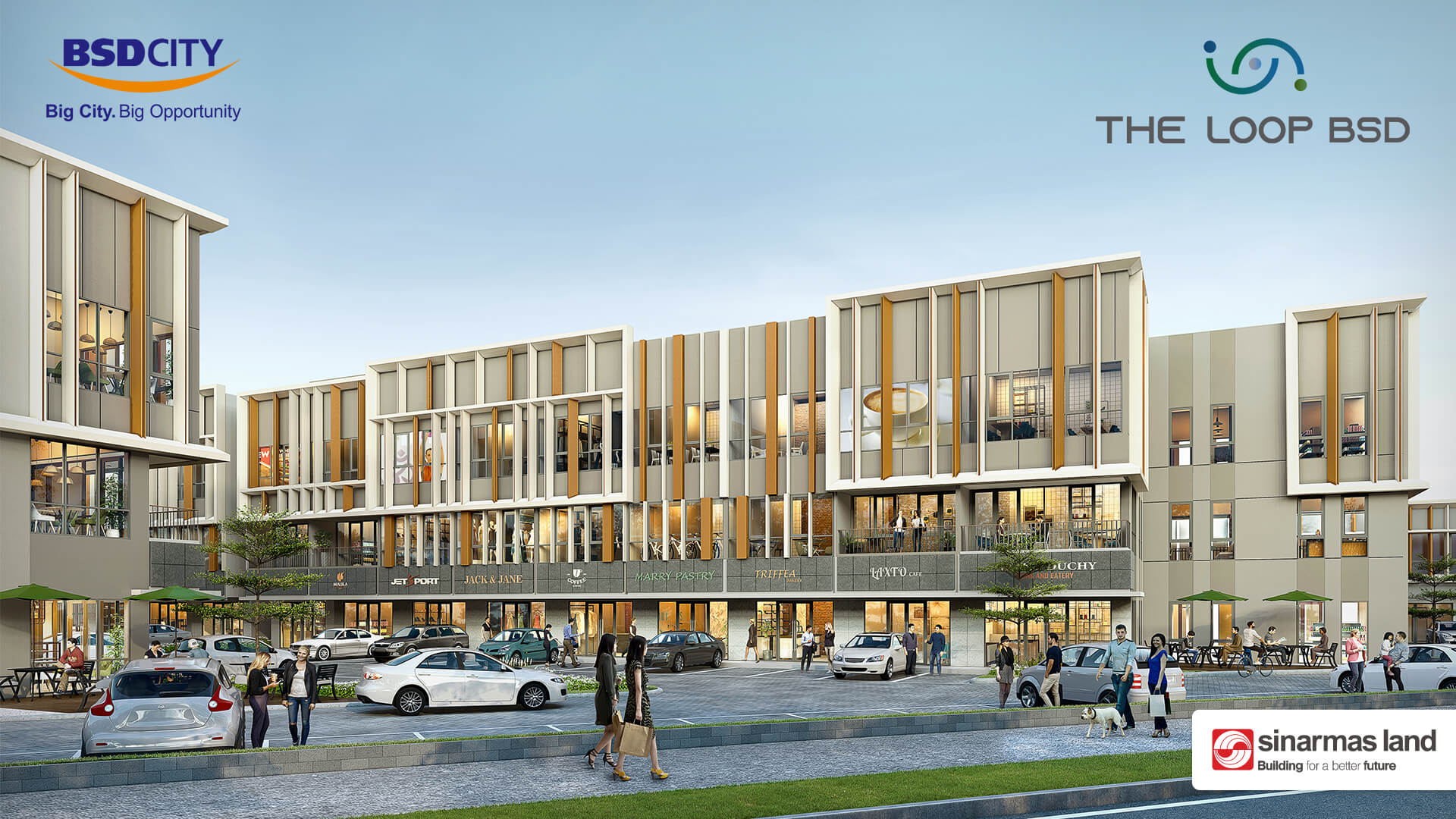 Ruko The Loop BSD Hadir di Pusat Bisnis Kawasan The Mozia - BSD City