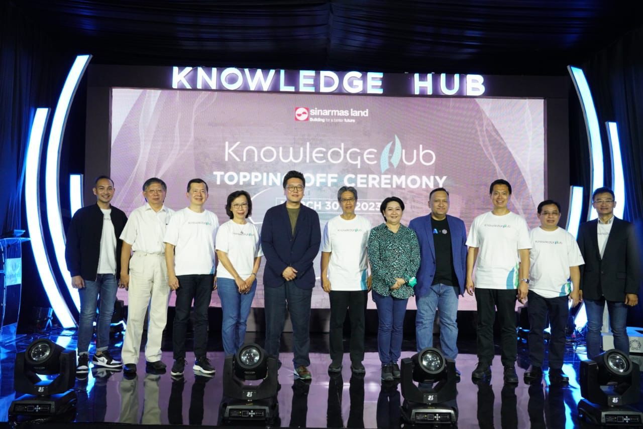 Sinar Mas Land Gelar Topping Off Gedung Knowledge Hub, Target Operasional Awal 2024 - BSD City