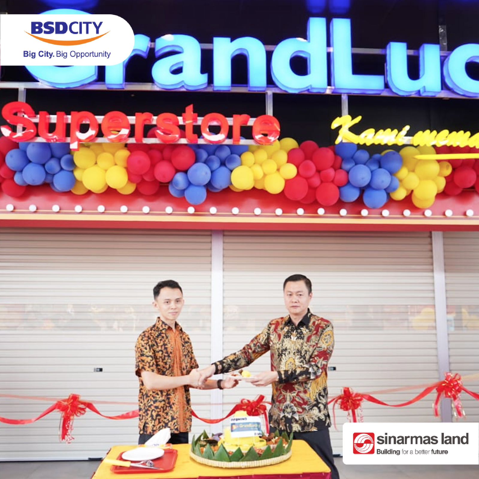 Grandlucky Superstore BSD City Resmi Dibuka 22 November 2023