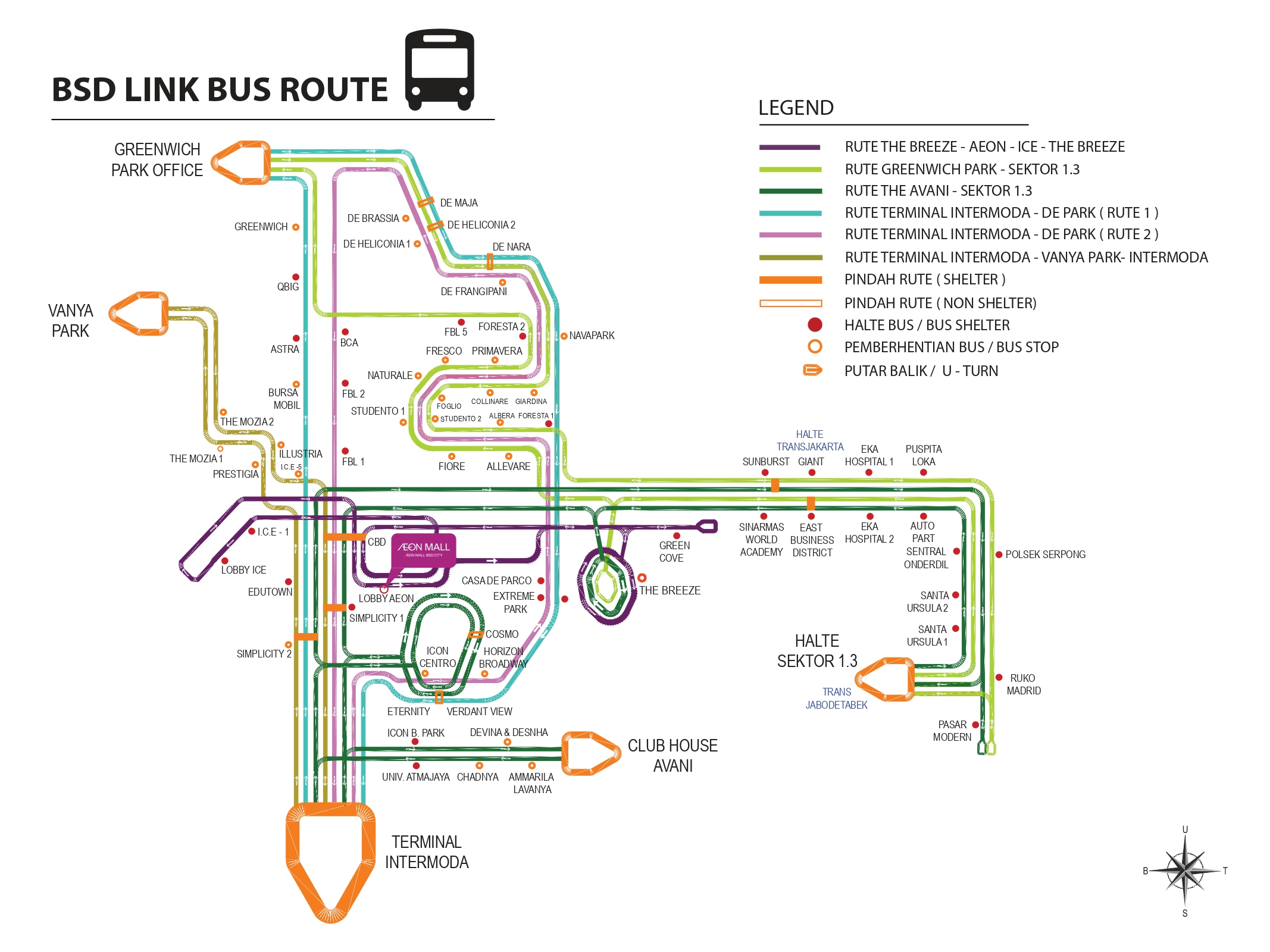 Shuttle Bus & Bus Station - BSD City