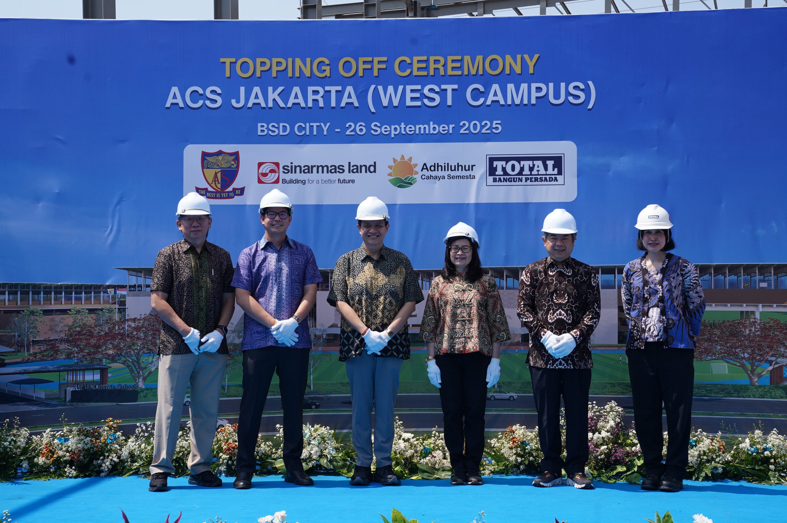 Peresmian Topping Off ACS Jakarta West Campus di BSD City