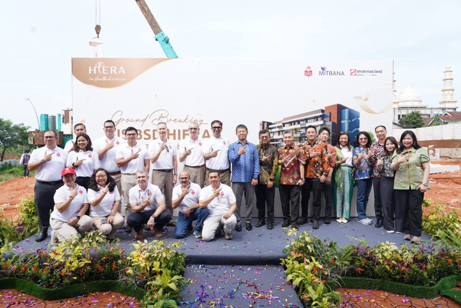 Groundbreaking Singapore Intercultural School (SIS) di BSD City